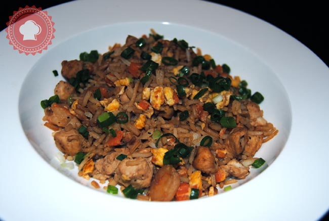 Riz frit spécial de l'île Maurice